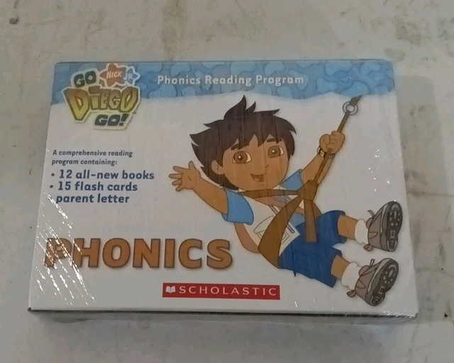 NEW! &GO, DIEGO, Go!" Phonics Reading Program - 12 Books & 15 Cards ...
