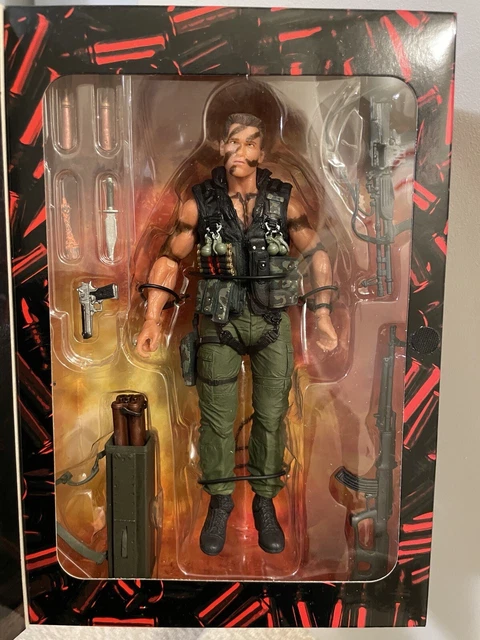 NECA COMMANDO 30TH Anniversary Ultimate John Matrix Schwarzenegger ...