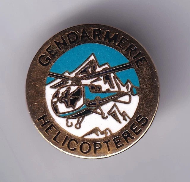 Rare Pins Pins Gendarmerie Nationale Armee Air Helicoptere Haute