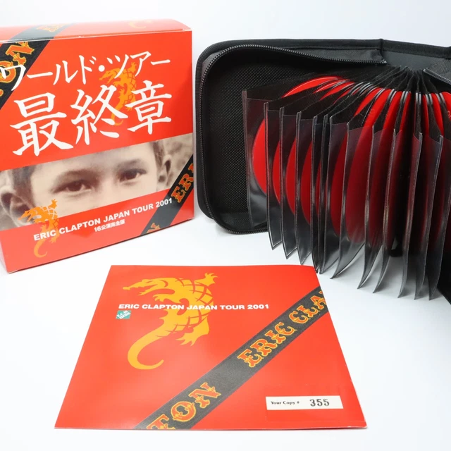 ERIC CLAPTON / 2001 Japan Tour 16 Performance 32 CD Set / Limitée 500 ...