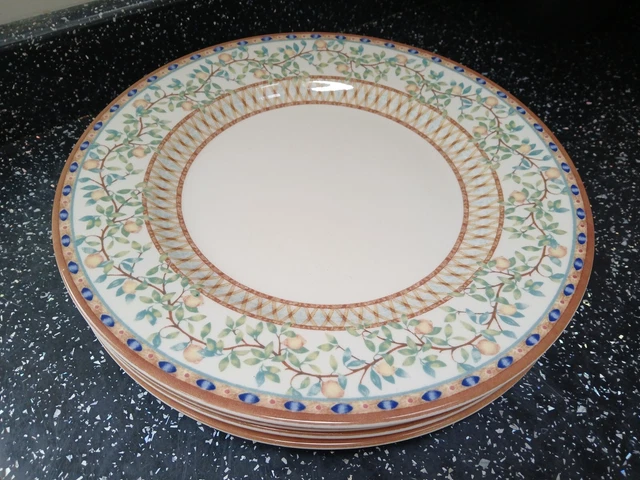 TESCO LEMON TREE Dinner Plates X 4 £30.00 - PicClick UK