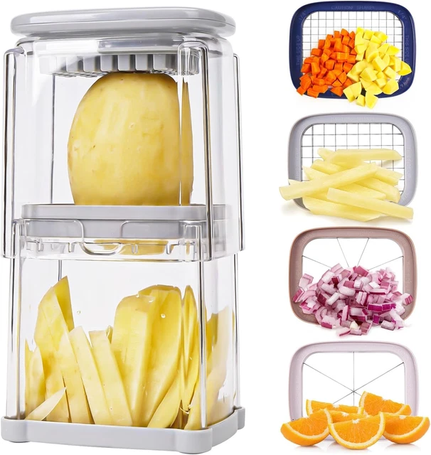 KITCHEN GADGETS FOOD Chopper with Container.4 in 1 Chopper Vegetable ...