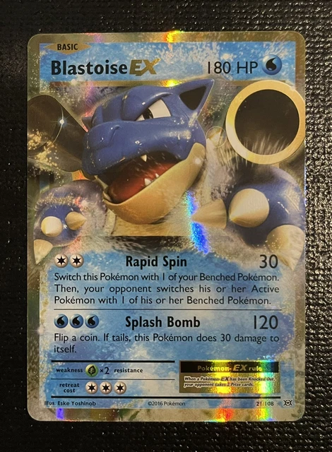 POKEMON XY EVOLUTIONS Blastoise EX Ultra Rare 21/108 EUR 5,50 - PicClick FR
