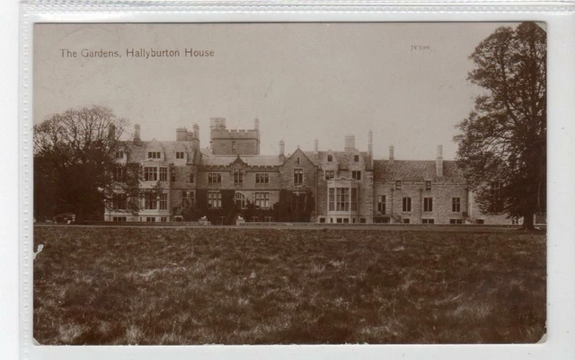 THE GARDENS, HALLYBURTON HOUSE, COUPAR ANGUS: Perthshire postcard ...