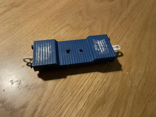 TOMY TRACKMASTER BLUE Flat Bed Truck Carriage £2.50 - PicClick UK