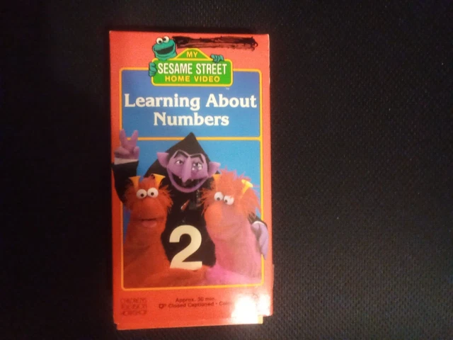 SESAME STREET LEARNING About Numbers VHS EUR 5,45 - PicClick FR