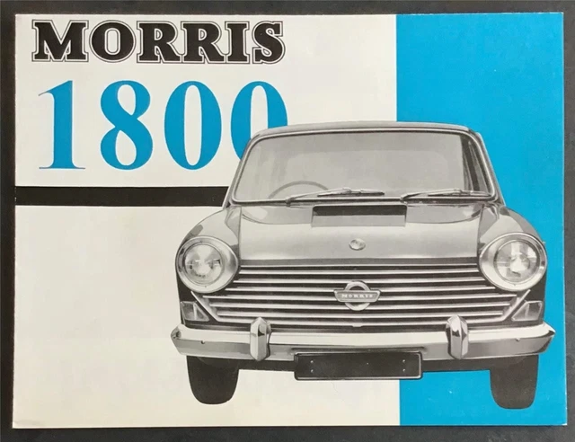MORRIS 1800 CAR Sales Brochure FEB 1966 #6600/A £14.99 - PicClick UK