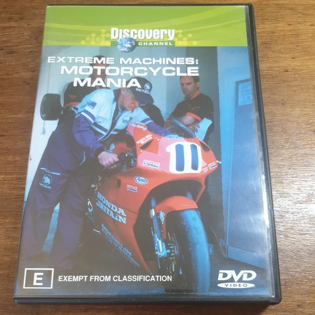 EXTREME MACHINES MOTORCYCLE Mania DVD R4 FREE POST Discovery Channel ...