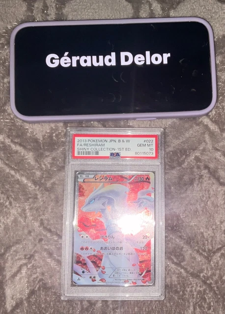 CARTE POKEMON RESHIRAM Ex Full Art Secret 022/020 Shiny Collection ...