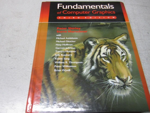 FUNDAMENTALS OF COMPUTER Graphics by Shirley, Marsch etc. $48.06 ... FUNDAMENTALS OF COMPUTER Graphics by Shirley, Marsch etc. $48.06 ...