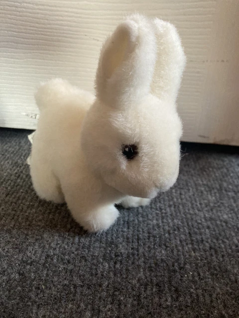 IKEA GLADA WHITE Bunny Rabbit Soft Toy Plush Retired Rare 12cm Small £ ...