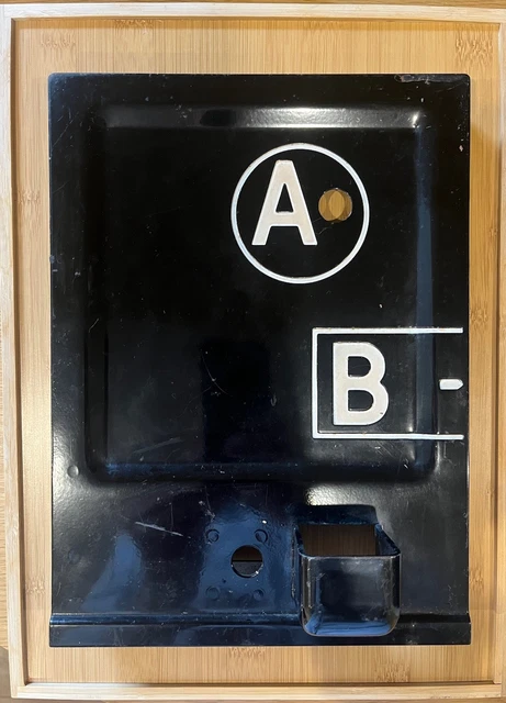 GPO PHONE BOX, Button A & B Enamel Front £156.68 - PicClick UK