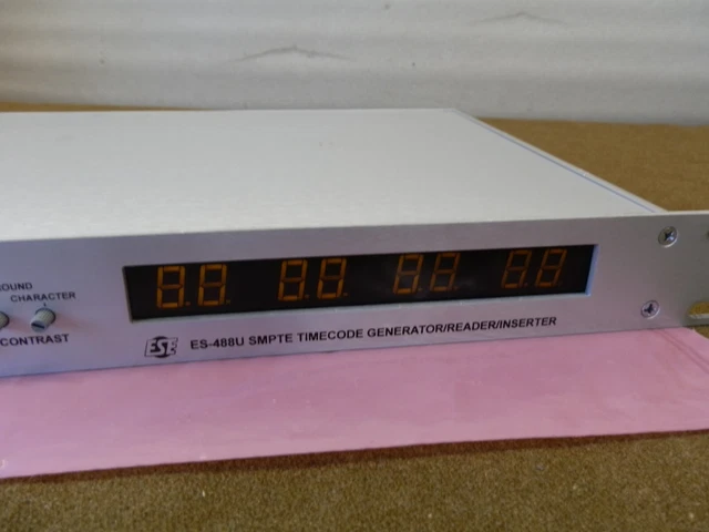 ESE ES-488U SMPTE Time Code Reader / Generator & Video Inserter $170.00 ...
