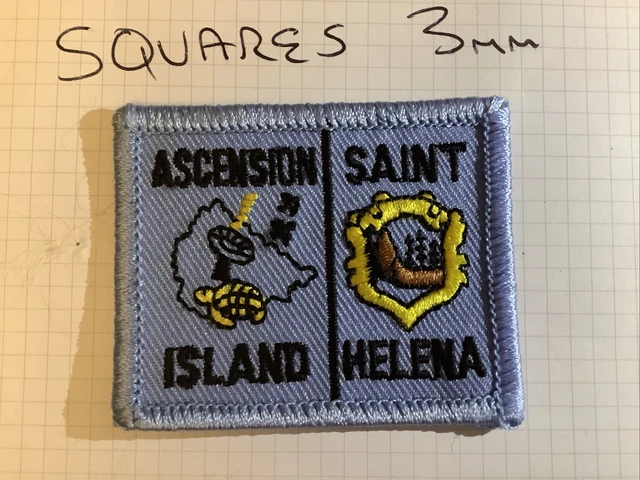BRITISH SCOUTS OVERSEAS Girlguiding Scout Badges. Ascension Island, St ...