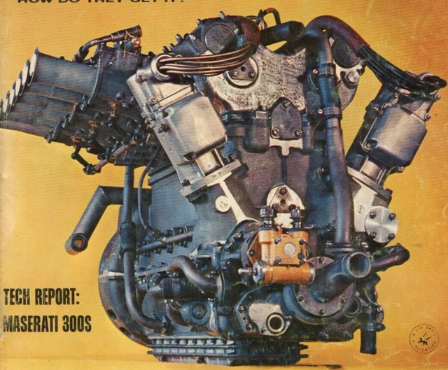 SPORTS CAR ILLUSTRATED Maserati 300S Studebaker Golden Hawk July 1957 £ ...