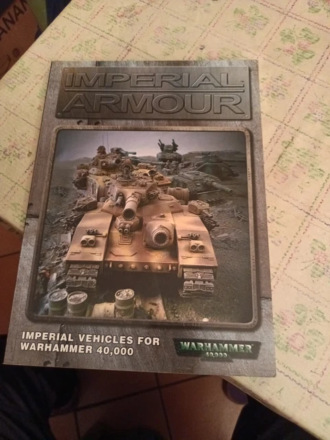 WARHAMMER 40,000 IMPERIAL Armour Fantasy Army Book Armies List Games ...