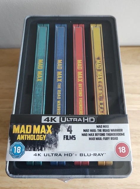 MAD MAX ANTHOLOGY 4K Ultra HD + Blu-ray Steelbook Collection * SEE ...