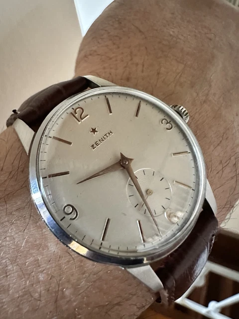 ZENITH SPORTO CAL.40 Vintage Oversize Swiss Made 37mm Eccezionale EUR ...