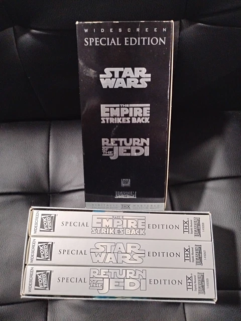 STAR WARS TRILOGY 1997 Special Edition VHS Box Set; Widescreen, THX £23.78 - PicClick UK