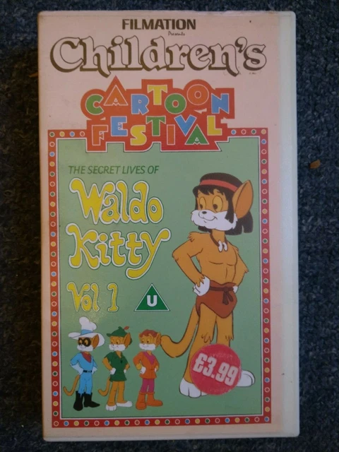 THE SECRET LIVES Of Waldo Kitty VHS Filmation Childrens Cartoon ...