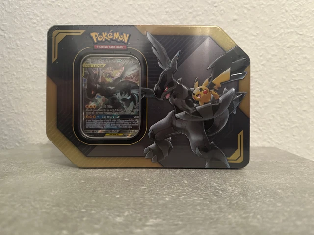 POKEMON TAG TEAM Tins: Pikachu & Zekrom GX Tin-Box Sealed OVP English ...