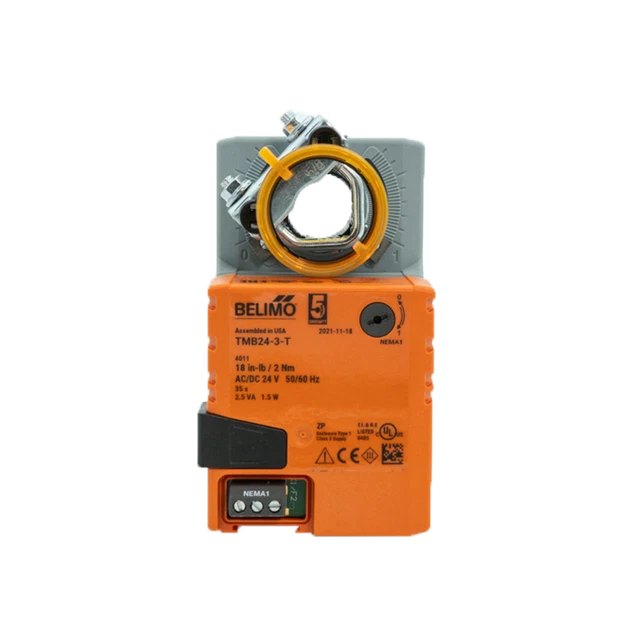 BELIMO TMB24-3-T.1 NON-SPRING Return Actuator, Floating Point Control ...