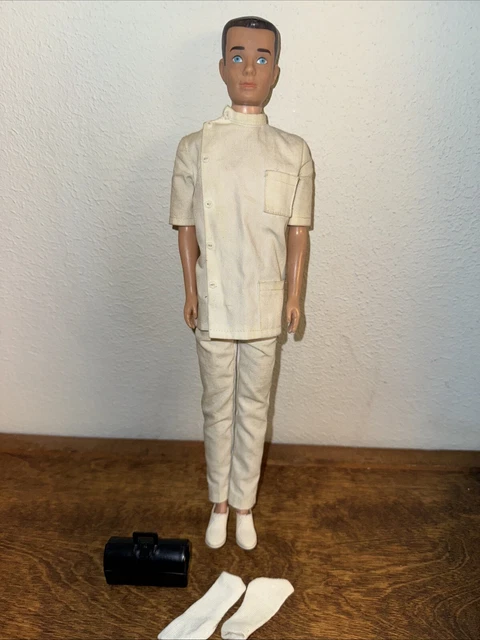 VINTAGE 1960S BARBIE Ken Doll In Dr Ken Outfit $55.00 - PicClick