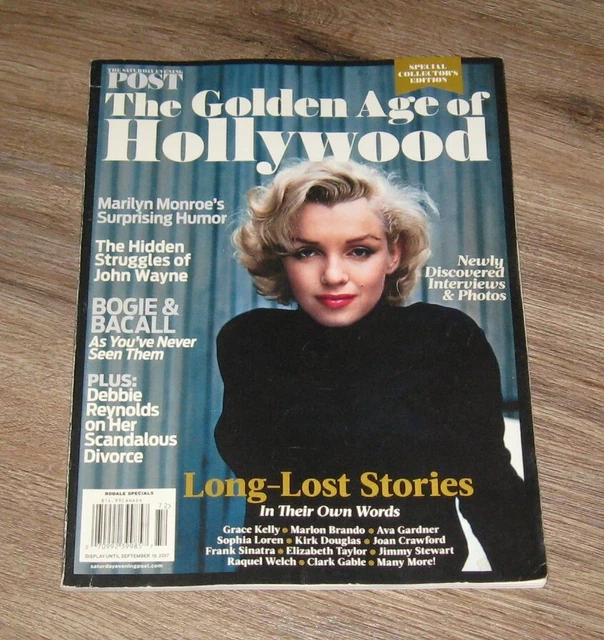 THE GOLDEN AGE of Hollywood magazine Marilyn Monroe RAQUEL WELCH Debbie ...