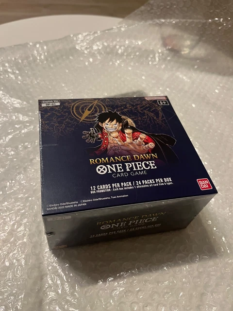 ONE PIECE OP01 Romance Dawn Display Anglais First Print Blue Bottom Neuve & OVP EUR 3.000,00 ...