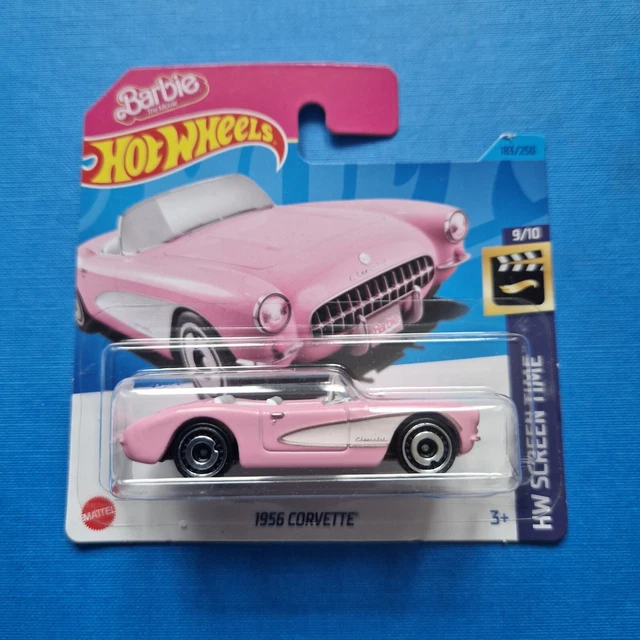 HOT WHEELS BARBIE The Movie '56 Corvette Diecast Model Car - New in Box ...