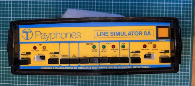 BT TELEPHONES LINE Simulator 8A - 1980s telephone engineer equipment £ ...