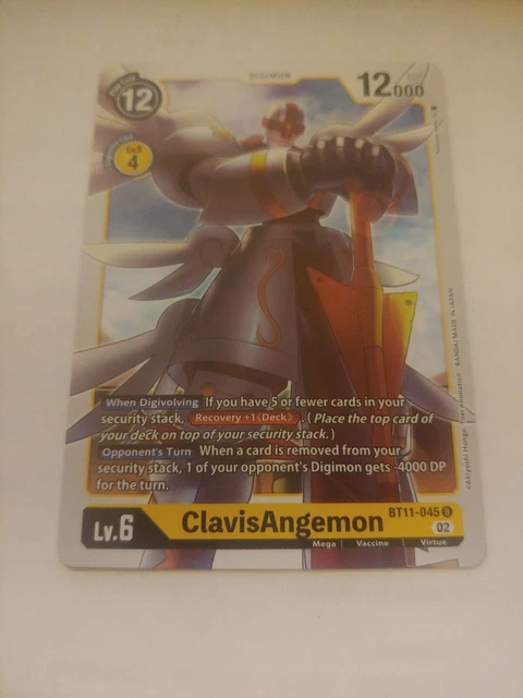 CARTE DIGIMON - ClavisAngemon BT11-045 U Phase Dimensionnelle - Neuf/m EUR 1,38 - PicClick FR