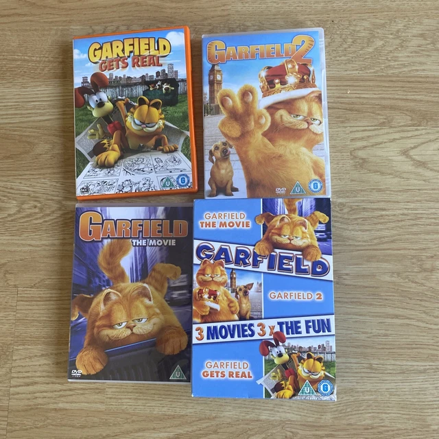 GARFIELD 3 MOVIES Pack: Garfield The Movie Garfield 2 Garfield Gets ...