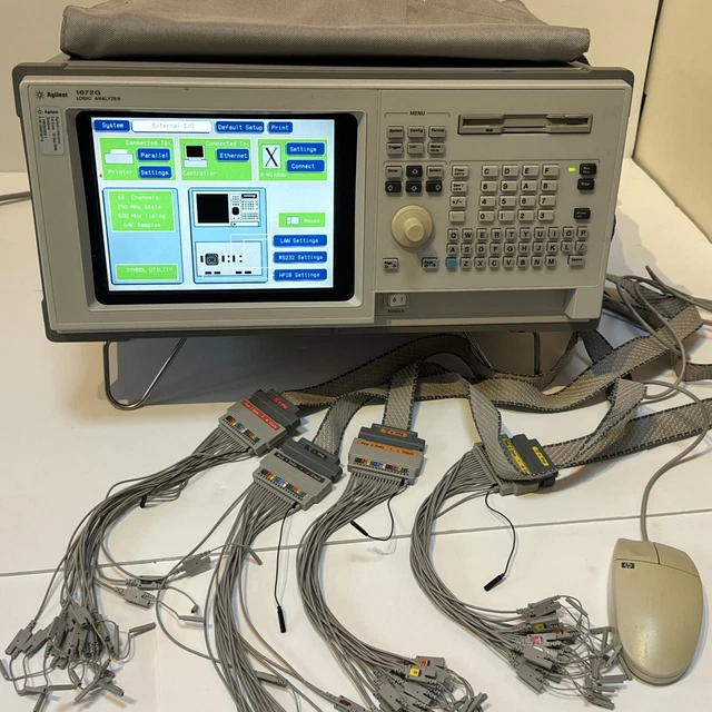AGILENT 1672G LOGIC Analyzer complete with all pods and leads £300.00 ...