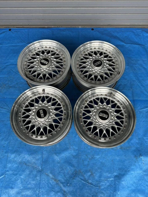 JDM BBS RS032 Used aluminum wheels 4wheels set 15 inch 6.5J 4H 4 holes No Tires EUR 2.413,10 ...