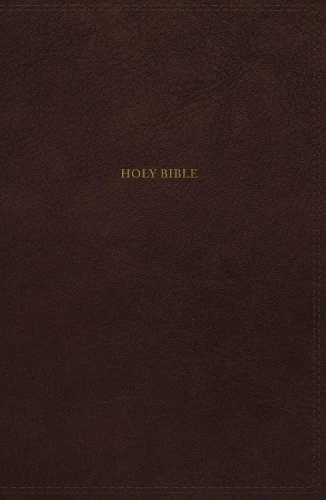 THOMAS NELSON NKJV, Thinline Bible, Leathersoft, Brown, Red Lett (de ...