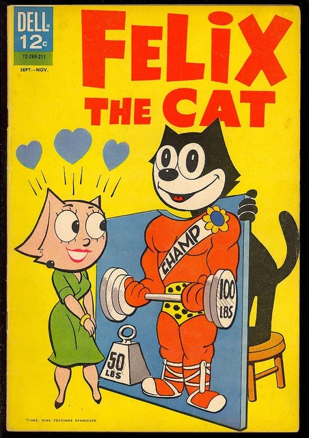 FELIX THE CAT #12-269-211 (#1) premier numéro âge d'argent Dell Comic ...