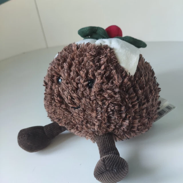 NEW JELLYCAT AMUSEABLE Christmas Pudding A4PUD Soft Plush Toy BNWT With ...