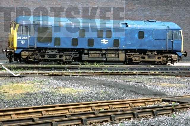 35MM SLIDE BR British Railways Diesel Loco Class 24 24066 1978 Original ...