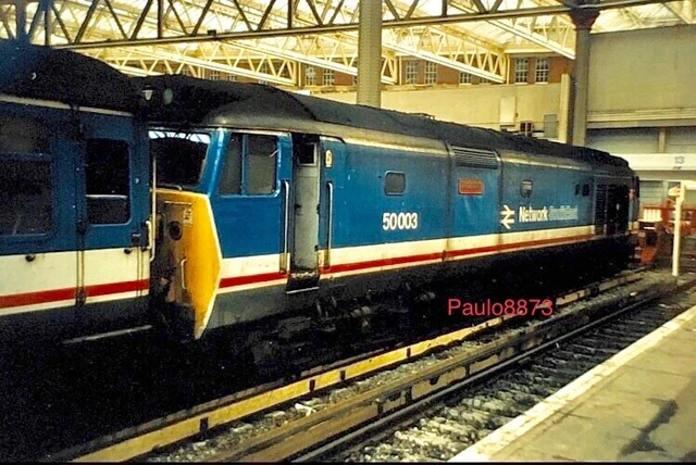 35 MM SLIDE CLASS 50 50003 Temeraire at Waterloo £2.00 - PicClick UK