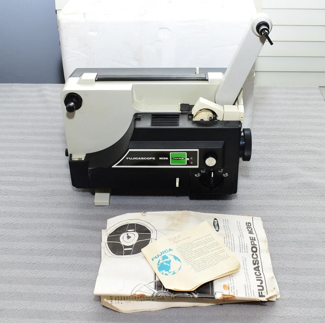 FUJICASCOPE M36 FUJI Film 8mm / Super 8 film projector cine 14-11 £13. ...