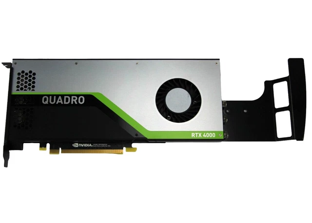 HP NVIDIA QUADRO RTX 4000 8GB GDDR6 3x DP 1.4 + 1x USB-C Video Card ...