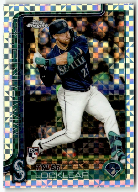 2025 TOPPS CHROME MLB No. 41 Tyler Locklear Novato Checkerboard ...