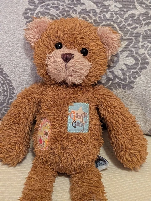 AURORA GANGLY GANG Brown Teddy Bear Plush Soft Toy Retired Collectable ...