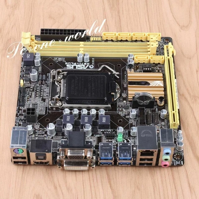 ASUS H87I-PLUS MOTHERBOARD LGA 1150 HDMI DVI USB3.0 DDR3 Intel H87 100% ...
