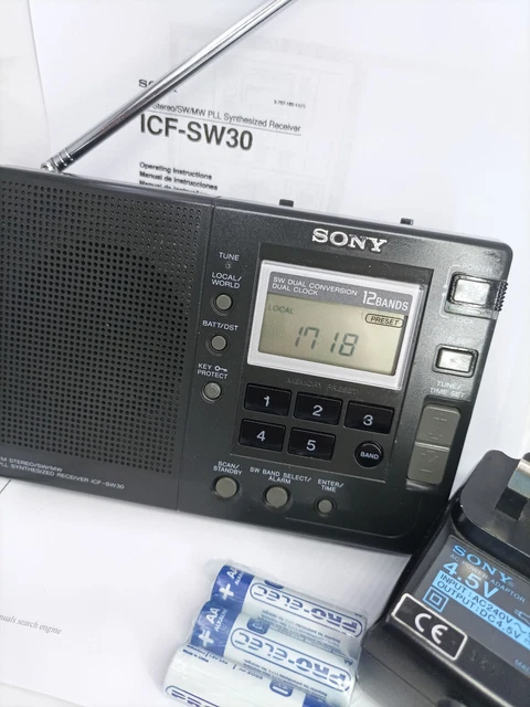 SONY ICF-SW30 12 Bands FM MW SW World Band Portable Radio Receiver ... SONY ICF-SW30 12 Bands FM MW SW World Band Portable Radio Receiver ...