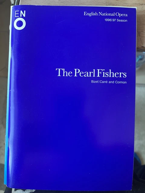 THE PEARL FISHERS Bizet Carre & Cormon English National Opera Programme ...