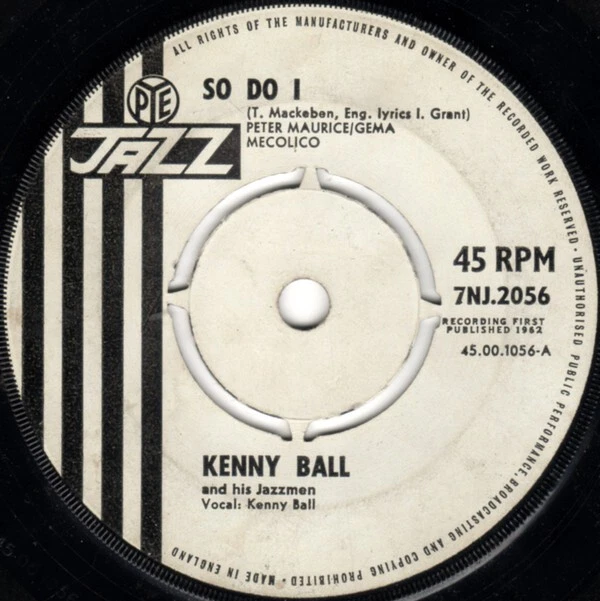 KENNY BALL AND His Jazzmen - So Do I (7", Single) EUR 11,89 - PicClick FR