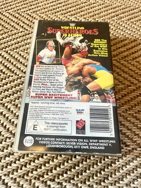 VINTAGE WWF SOVEREIGN Srs Silver Vision Wrestling Superheroes in Action ...