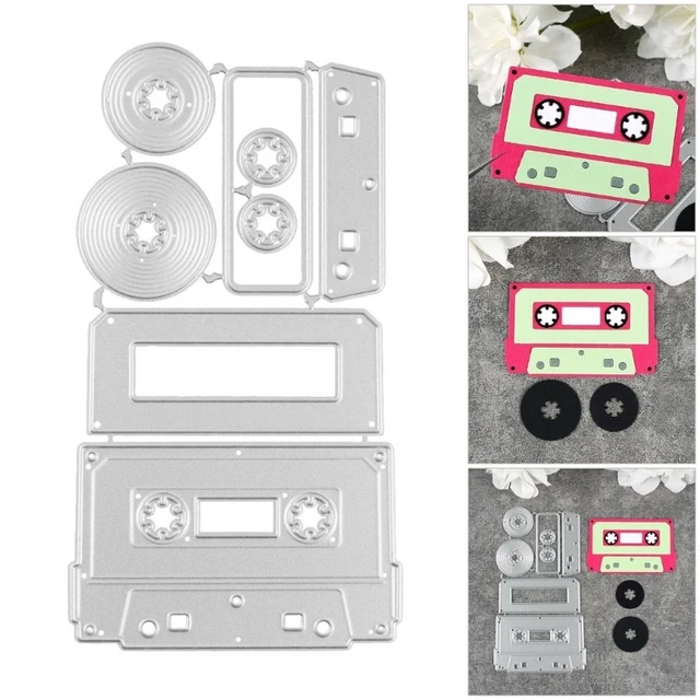 RETRO RECORDER DIE Cut Carbon Steel Cutting Die or Scrapbooking Card ...
